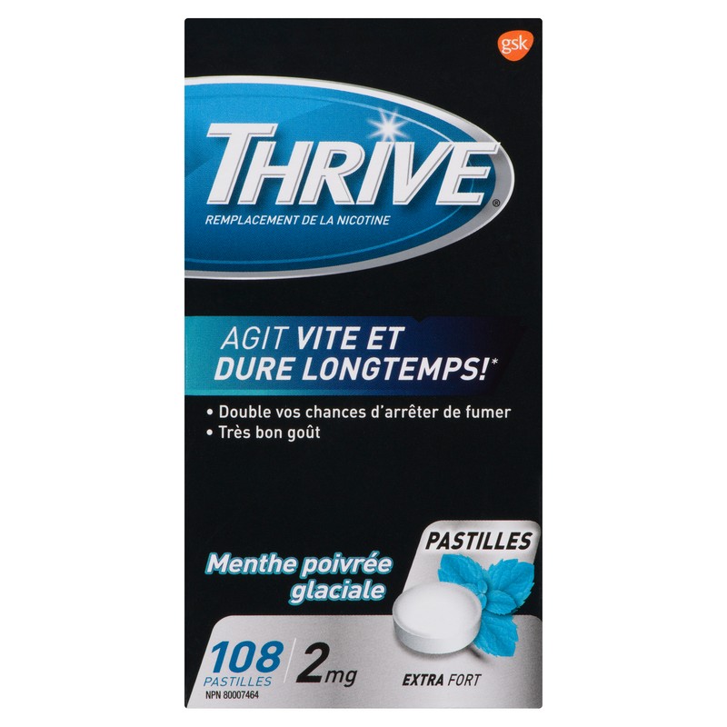 Thrive 2mg Nicotine Lozenge Mint 108 EA - Voilà Online Groceries & Offers