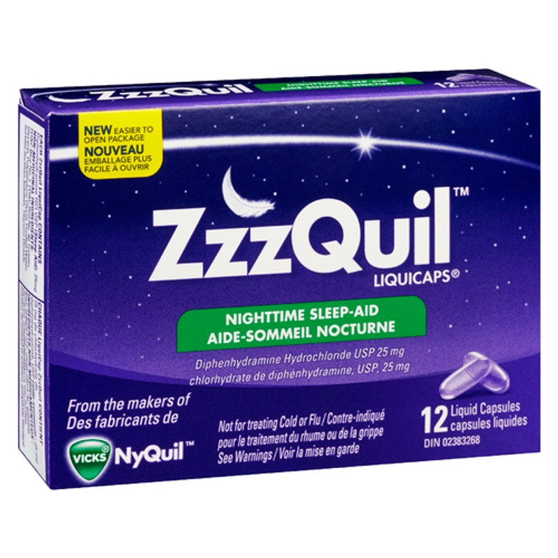 Vicks Nighttime ZQ Sleep Aid 12 EA - Voilà Online Groceries & Offers