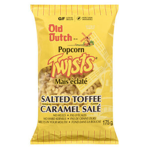 Old Dutch Popcorn Twists Salted Toffee 175 g - Voilà Online Groceries ...