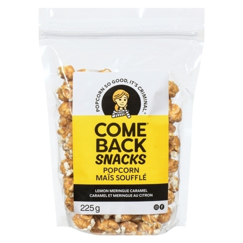 Comeback Snacks Popcorn Lemon Meringue Caramel 225 g - Voilà Online ...