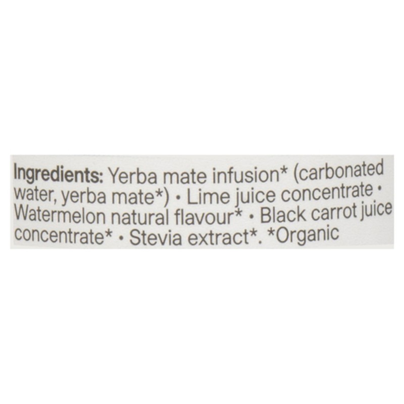 Mate Libre Organic Energy Infusion Watermelon 330 ml - Voilà Online Groceries & Offers