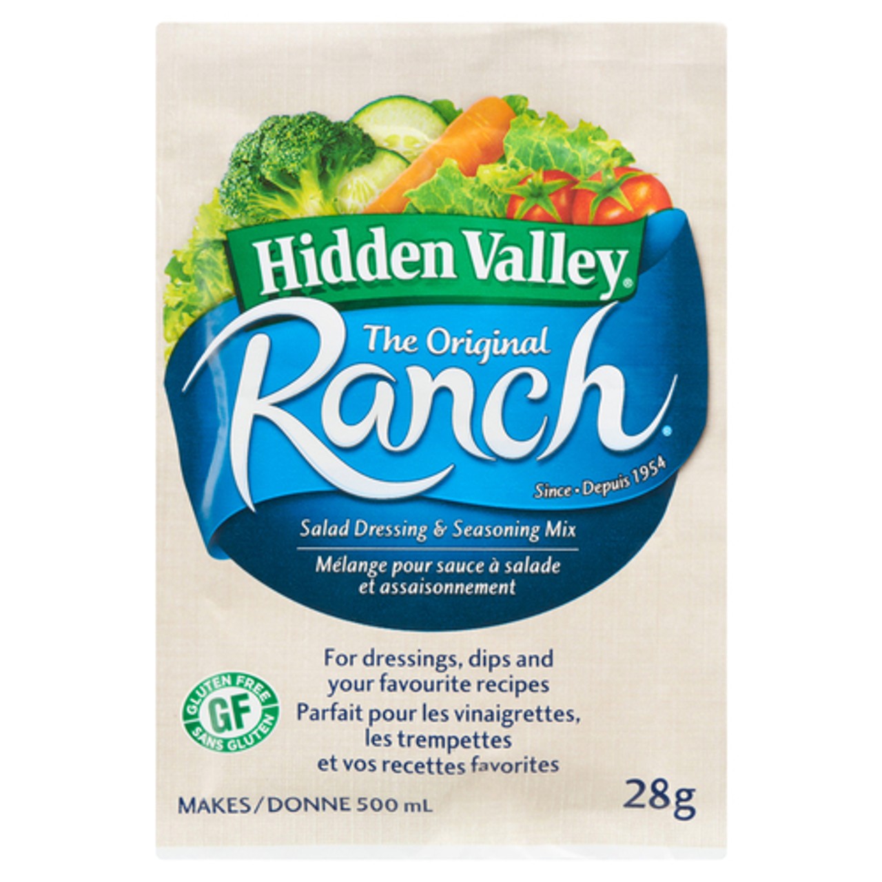 Hidden Valley Ranch Salad Dressing Original 28 g - Voilà Online ...