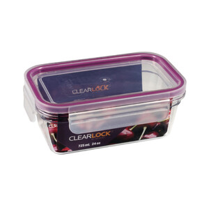 Clearlock Rectangle Container 725 ml 1 EA - Voilà Online Groceries & Offers
