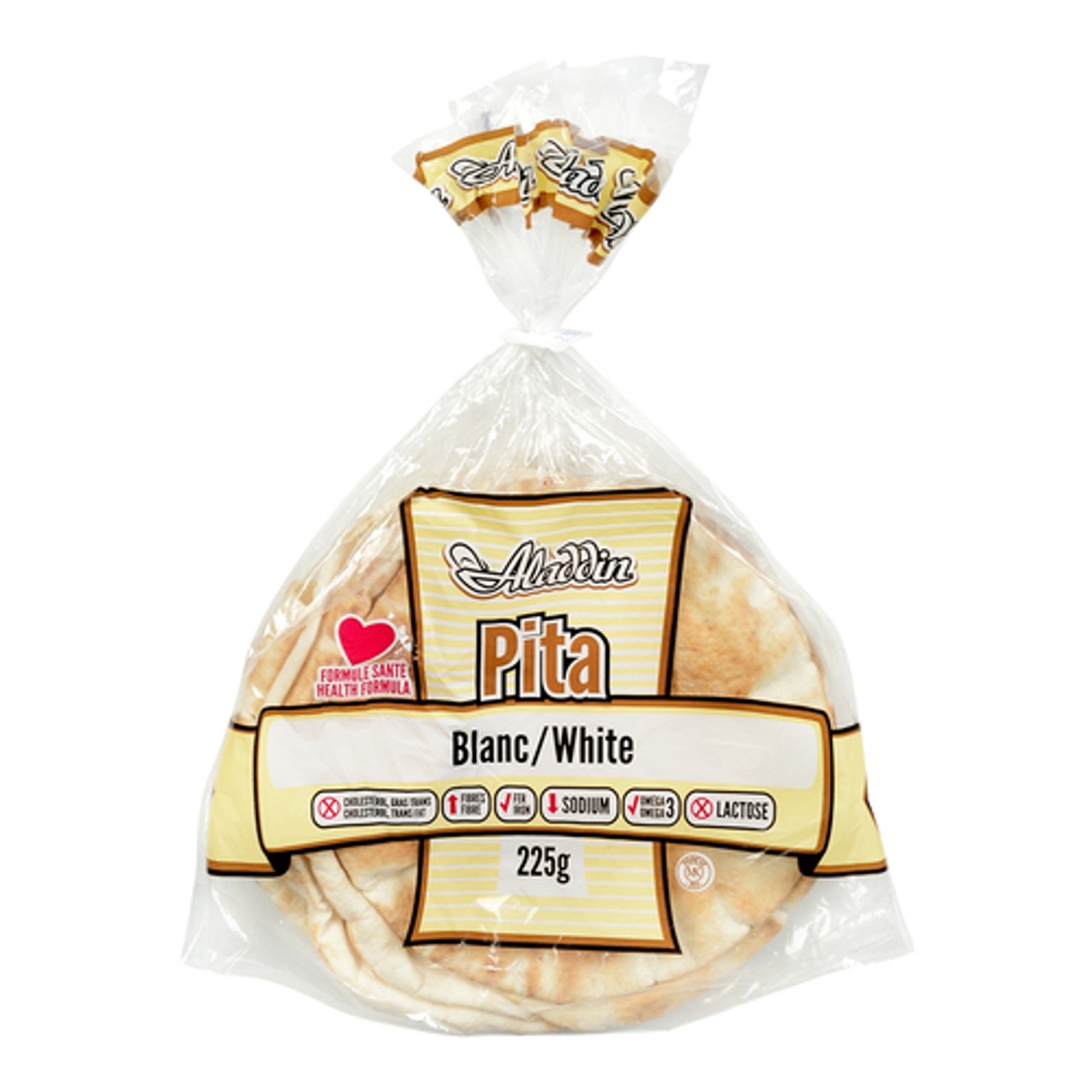 Aladdin Pita White 225 g (frozen) - Voilà Online Groceries & Offers