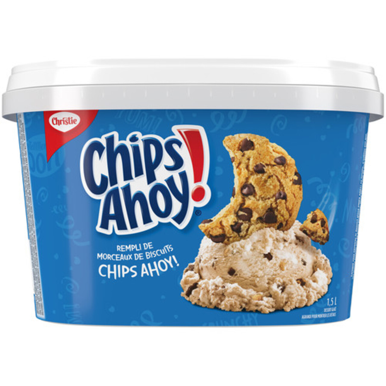 Christie Chips Ahoy Ice Cream Cookie Pieces 1.5 L - Voilà Online ...