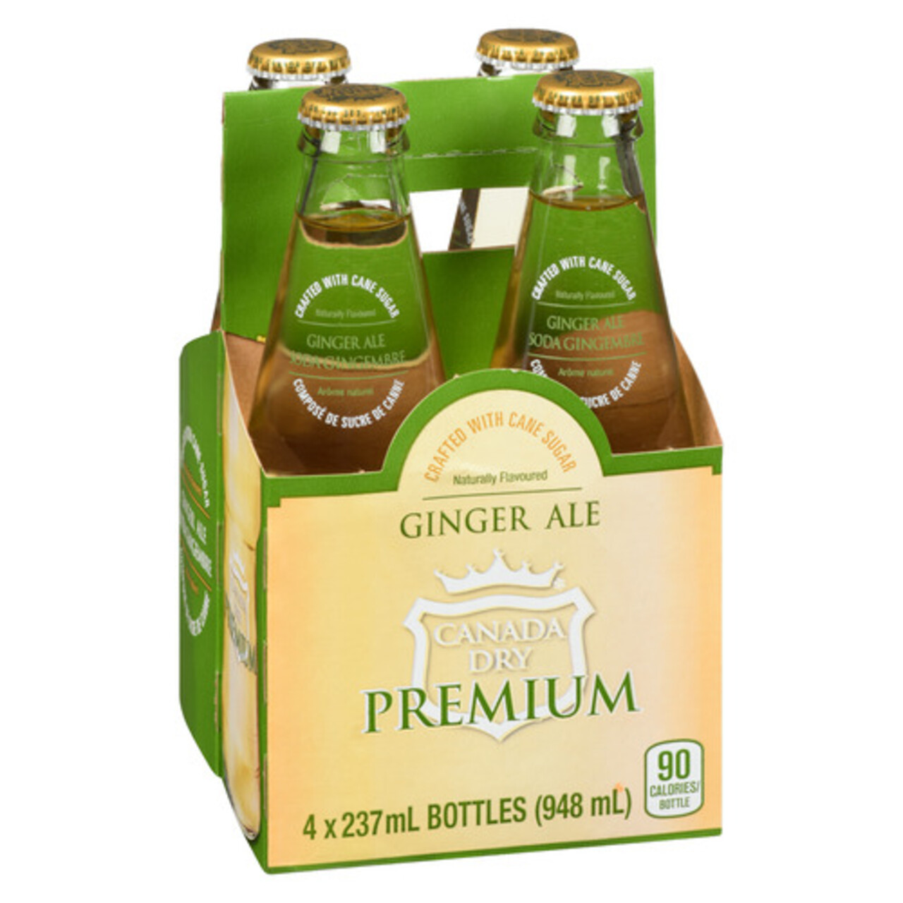Canada Dry Premium Ginger Ale 4 x 237 ml (bottles) - Voilà Online ...