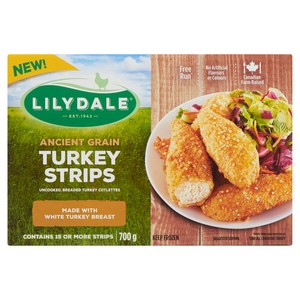 Lilydale Frozen Uncooked Turkey Strips Ancient Grains 700 g - Voilà ...
