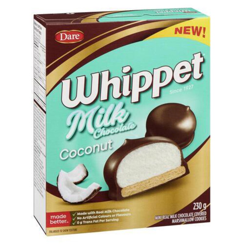 Dare Whippet Cookies Milk Chocolate Coconut 230 g - Voilà Online ...