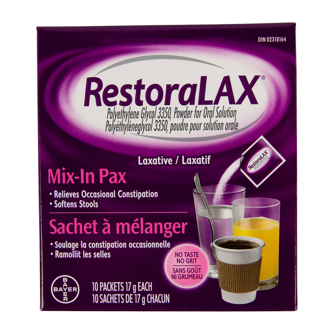 RestoraLAX Laxative 10 Doses EA - Voilà Online Groceries & Offers