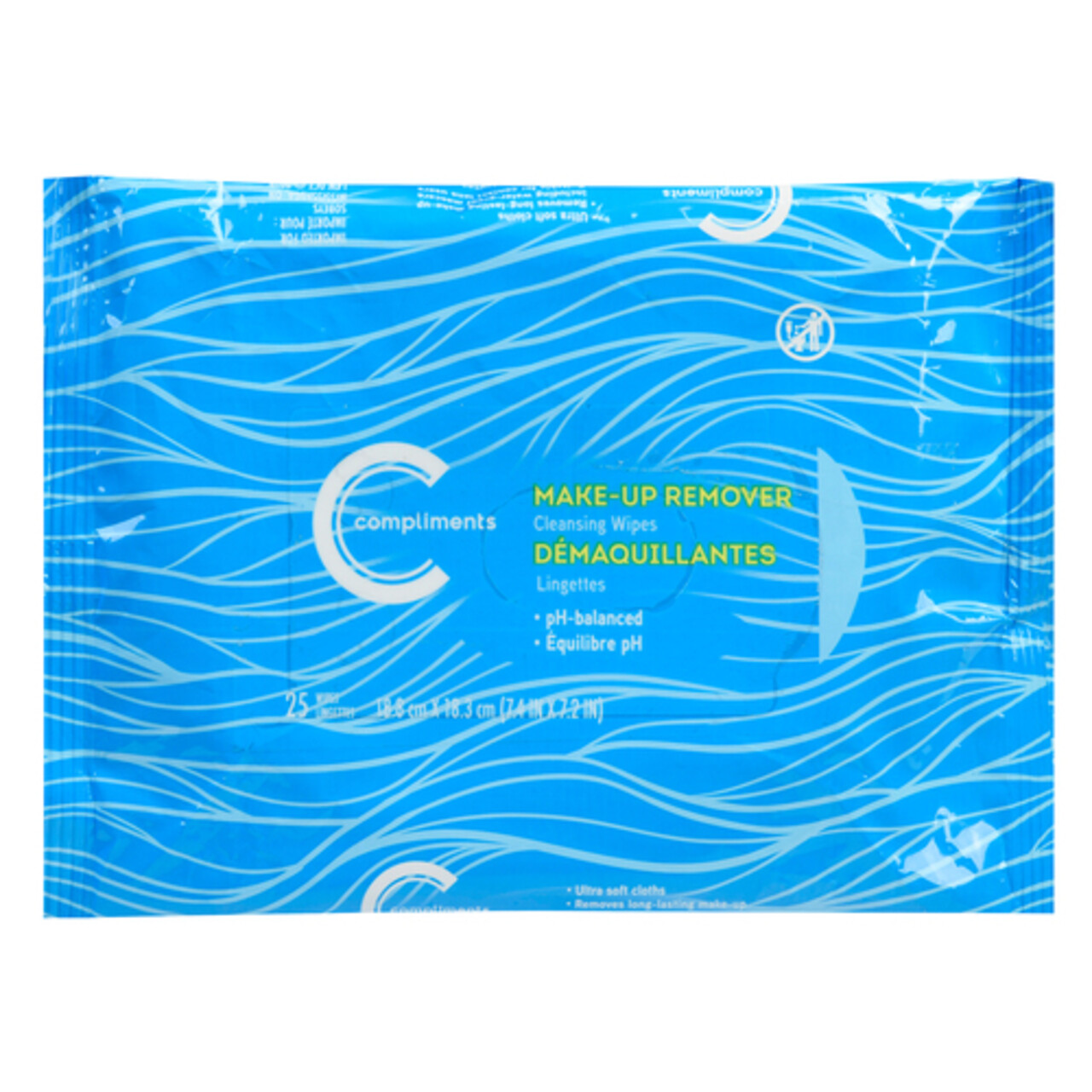 Compliments Makeup Remover Cleansing Wipes 25 Sheets - Voilà Online ...