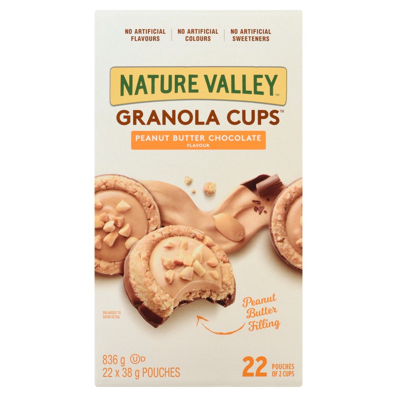 Nature Valley Granola Cups Peanut Butter Chocolate 836 g - Voilà Online ...