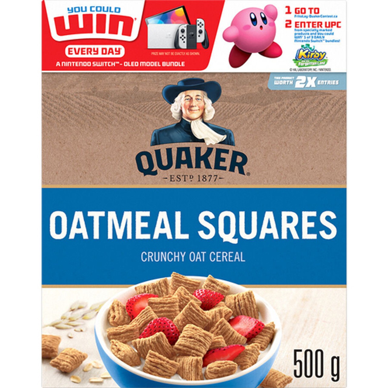 Quaker Cereal Oatmeal Squares 500 g - Voilà Online Groceries & Offers