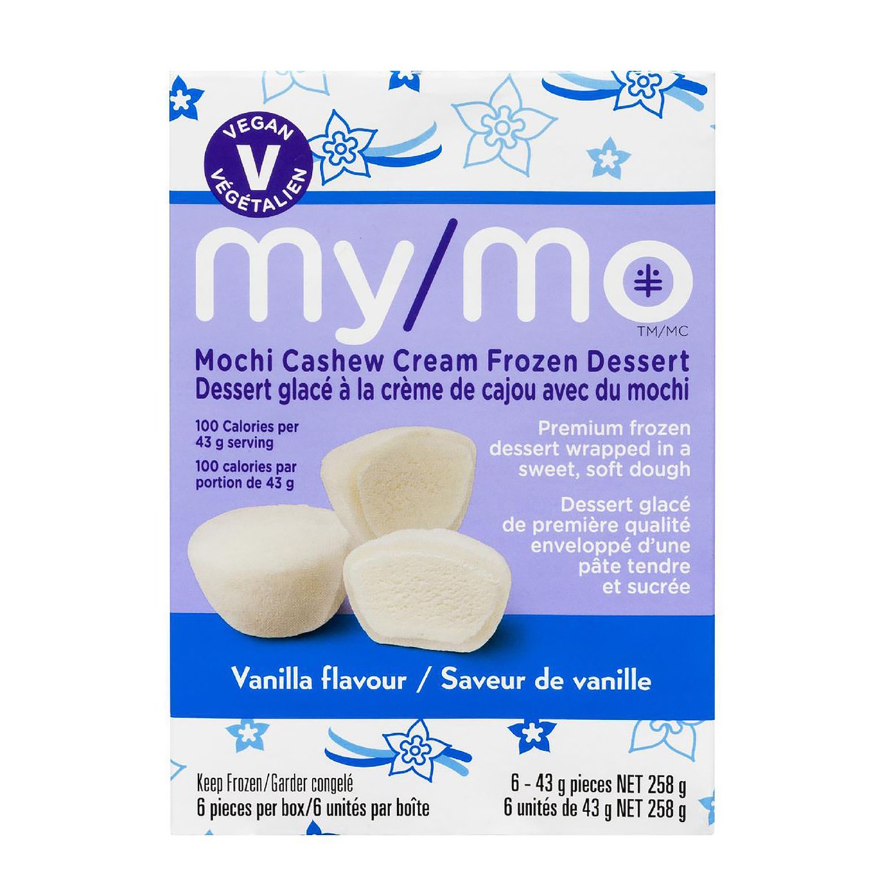 My/Mo Mochi Cashew Cream Vanilla Frozen Dessert 43 g - Voilà Online ...