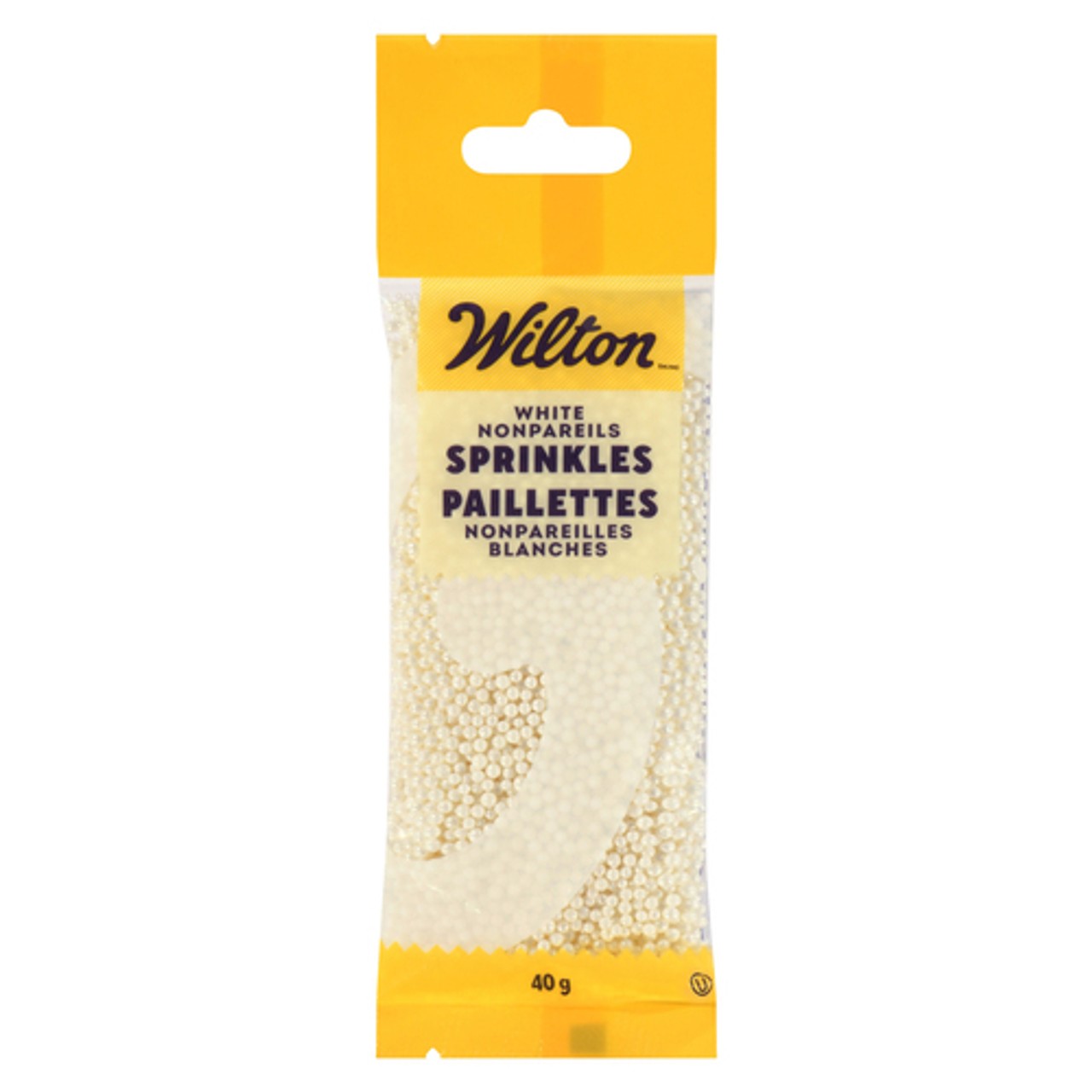 Wilton Sprinkles White Nonpareils 40 g - Voilà Online Groceries & Offers