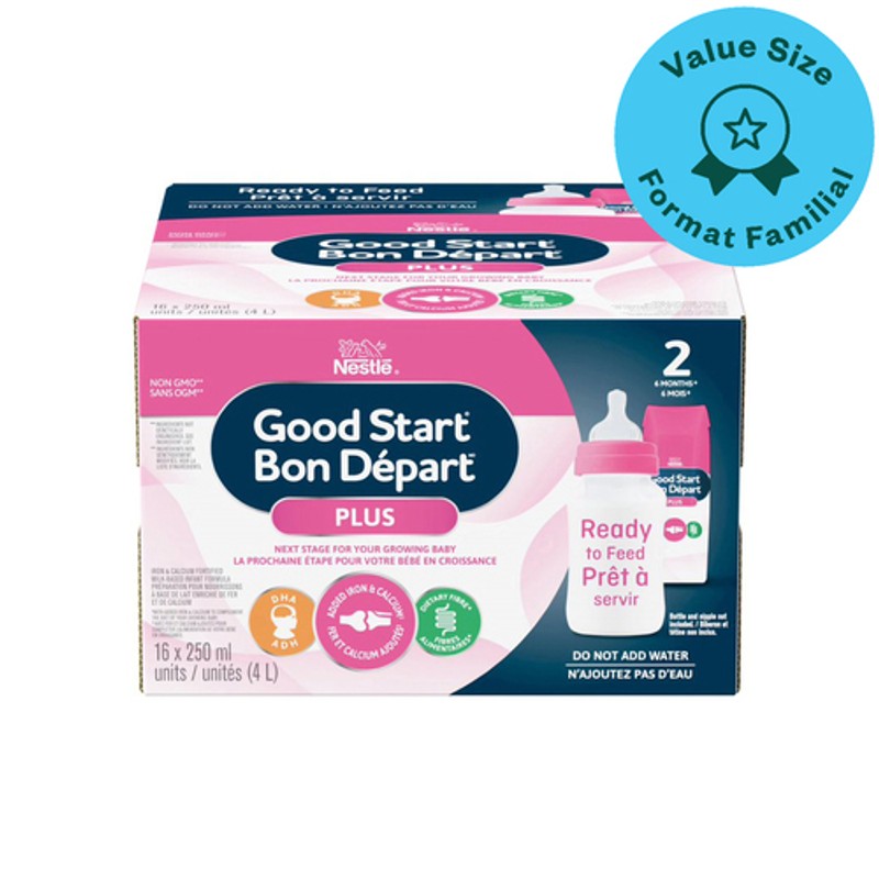 Nestle Good Start Plus 2 Ready To Feed Formula 16 x 250 ml - Voilà ...