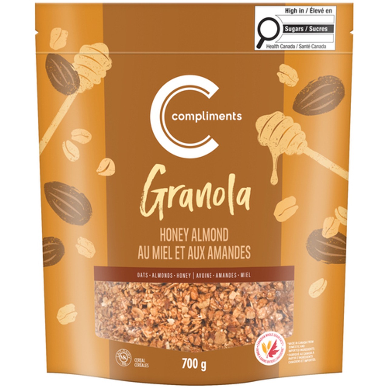 Compliments Granola Honey Almond 700 g - Voilà Online Groceries & Offers