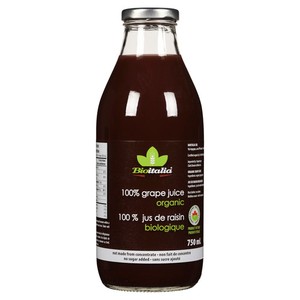 Bioitalia Organic Grape Juice 750 ml (bottle) - Voilà Online Groceries ...