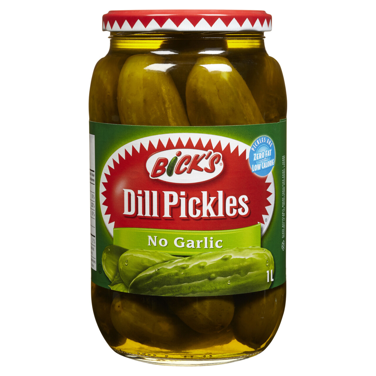 Bick's Dill Pickles No Garlic 1 L - Voilà Online Groceries & Offers