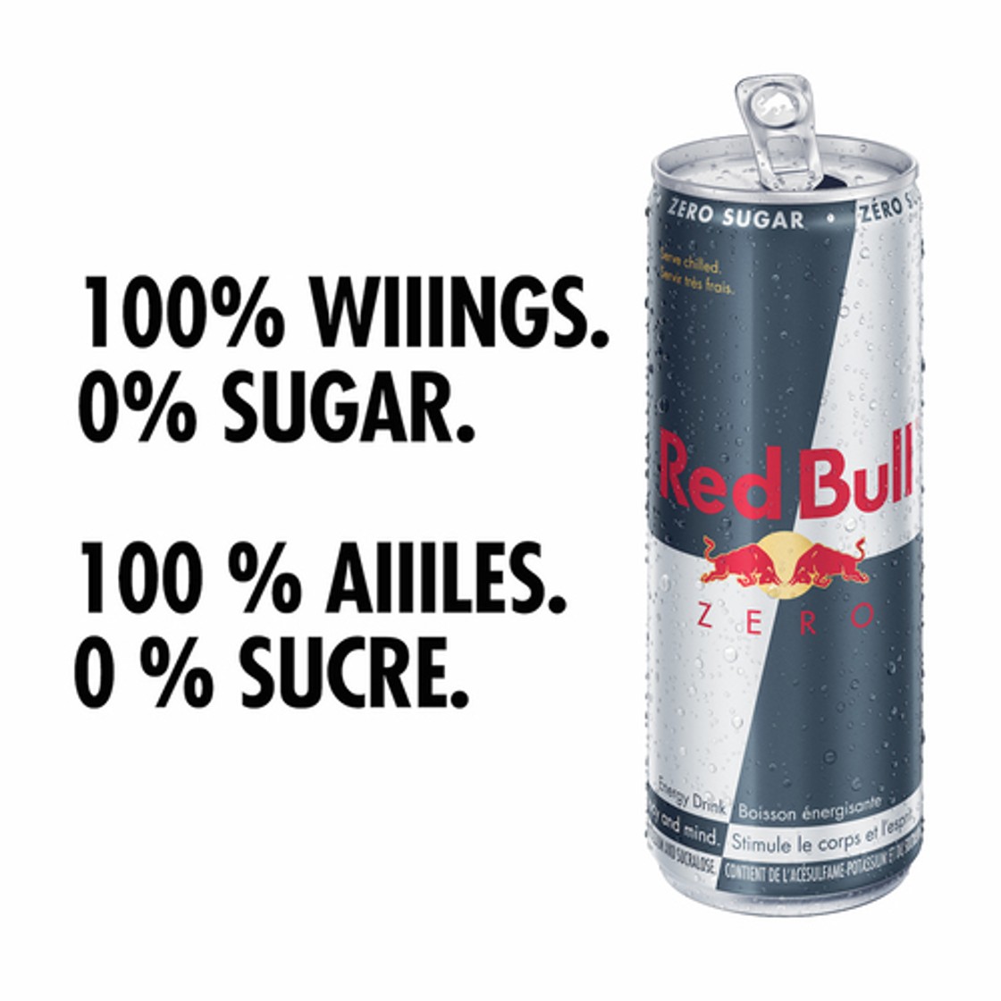Red Bull Energy Drink Zero 473 ml (can) - Voilà Online Groceries & Offers