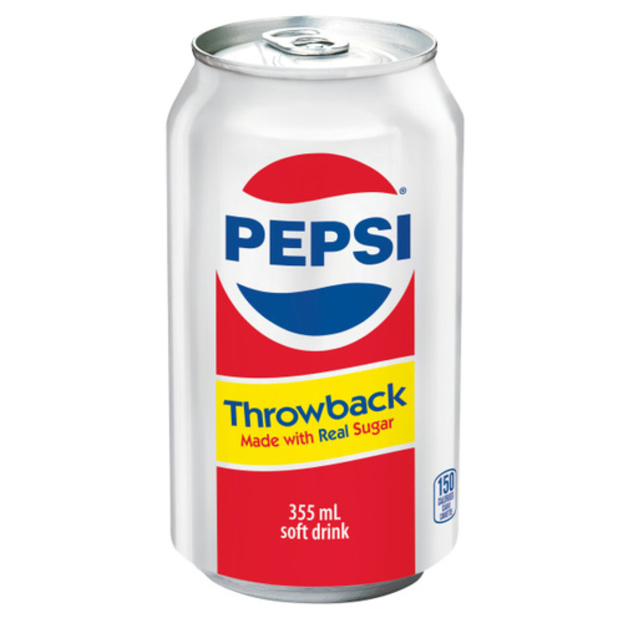 Pepsi Soft Drink Throwback Made With Real Sugar 12 x 355 ml (cans ...