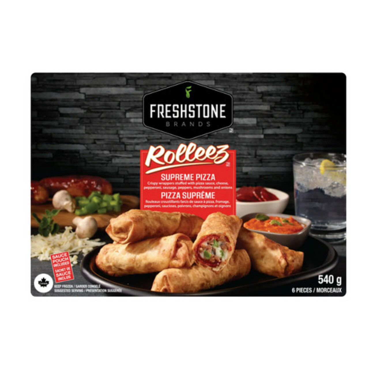 Freshstone Rolleez Frozen Pizza Wrap Supreme 540 g - Voilà Online ...