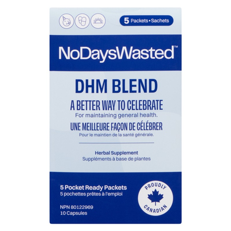 No Days Wasted Supplement DHM Blend 2 Count - Voilà Online Groceries ...