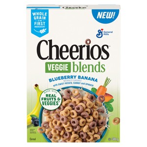Cheerios Veggie Blends Cereal Blueberry Banana 300 g - Voilà Online ...