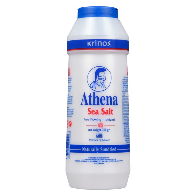 Krinos Athena Sea Salt Iodized 750 g - Voilà Online Groceries & Offers