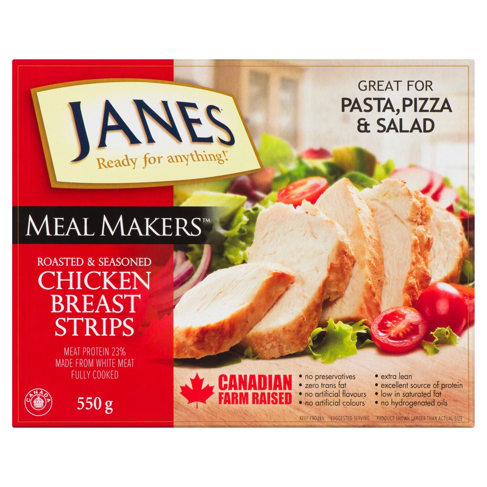 Janes Frozen Oven Roasted Cooked Chicken Breast 550 g - Voilà Online ...