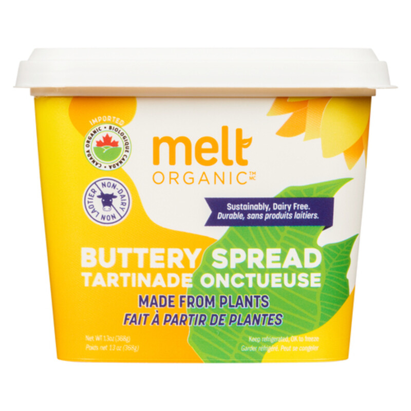 Melt Organic Vegan Spread Rich & Creamy 368 g - Voilà Online Groceries ...
