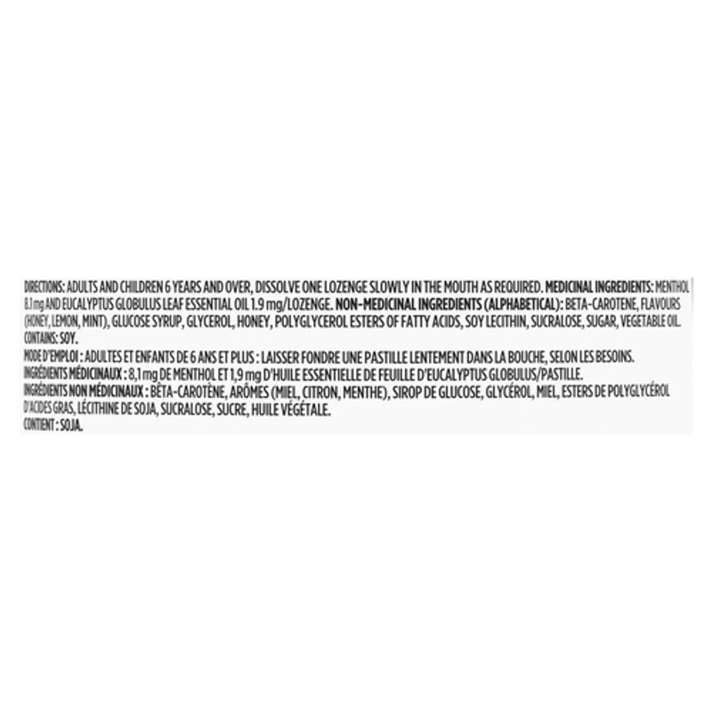 Halls Mentho-Lyptus Cough Drops Honey Lemon Flavour 30 Lozenges - Voilà ...