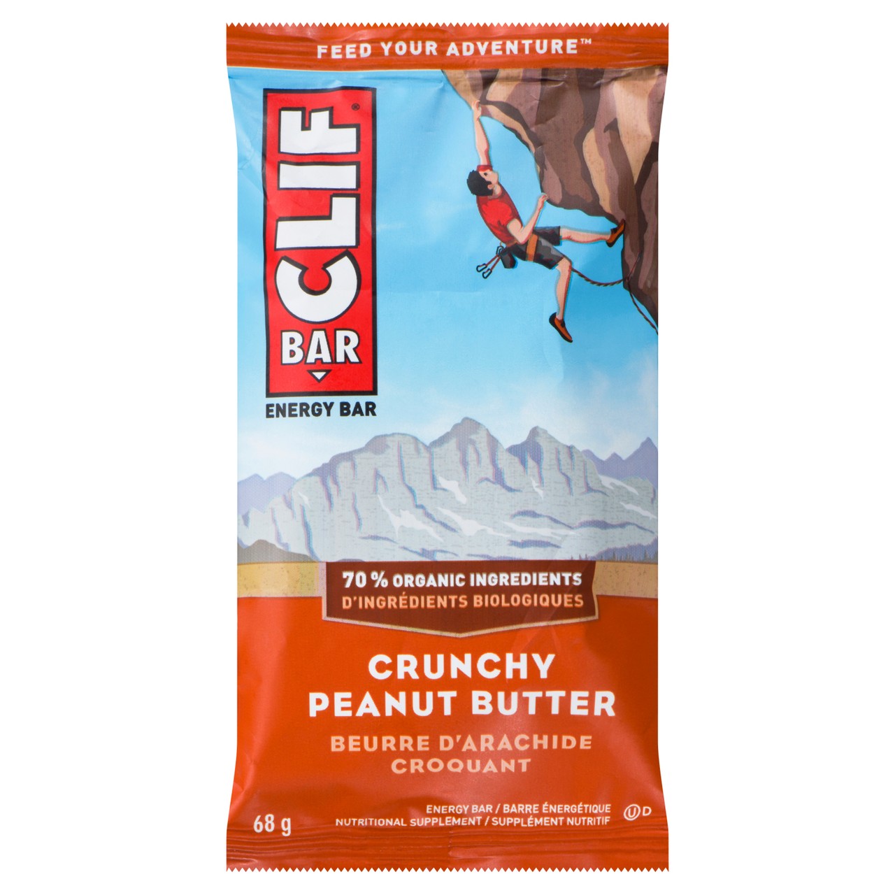 Clif Energy Bar Crunchy Peanut Butter 68 g - Voilà Online Groceries ...