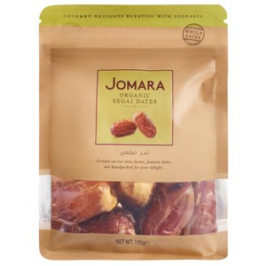 Jomara Organic Dates Segai Plain Pouch 150 g - Voilà Online Groceries ...