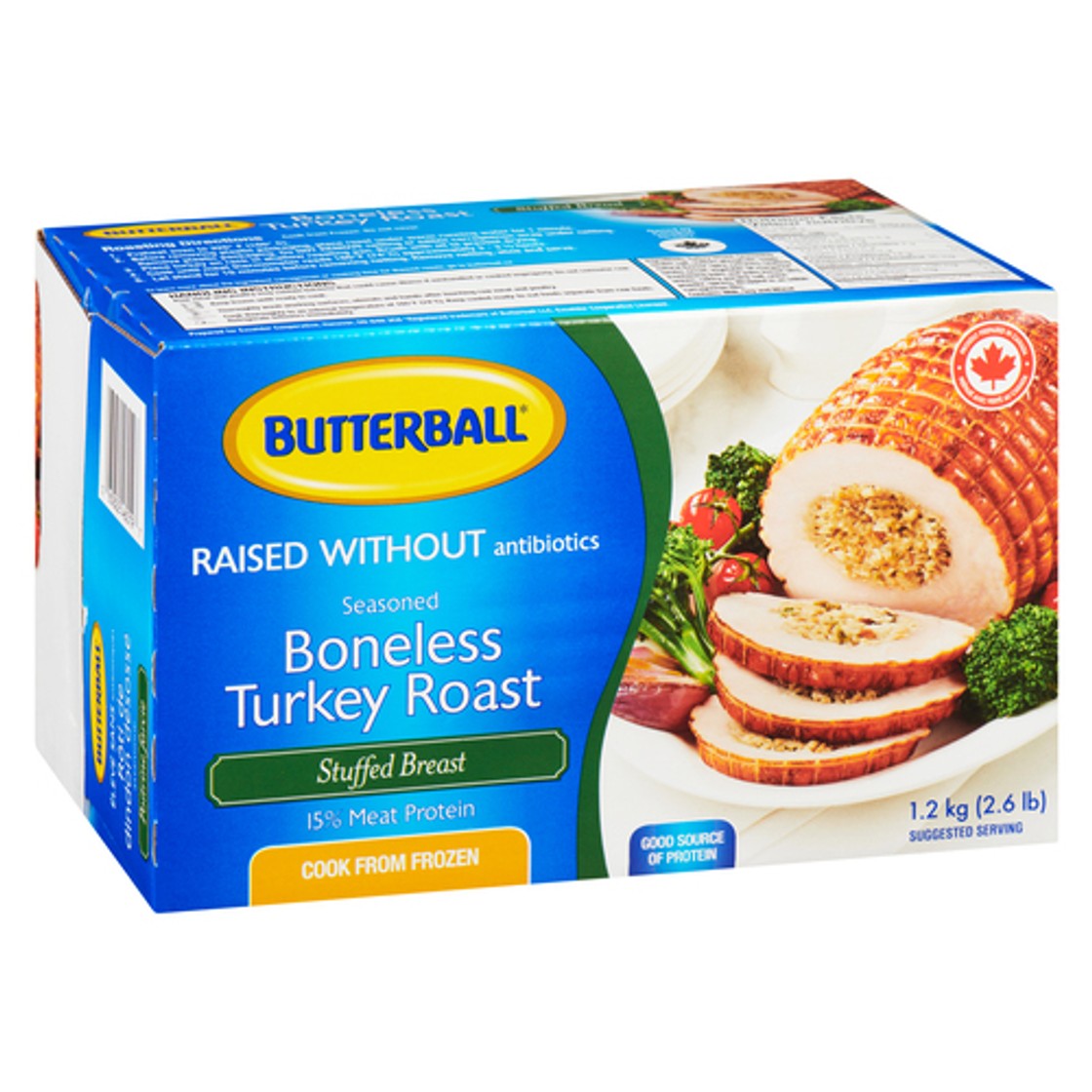 Butterball Frozen Turkey Roast Stuffed Breast Seasoned Boneless 1.2 kg ...