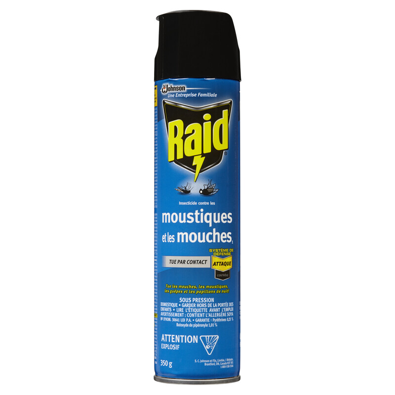 Raid Mosquito And Fly Insect Killer Spray 350 g - Voilà Online ...