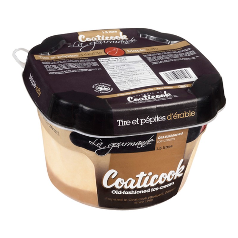 Coaticook Maple Taffy Ice Cream 1.5 L - Voilà Online Groceries & Offers