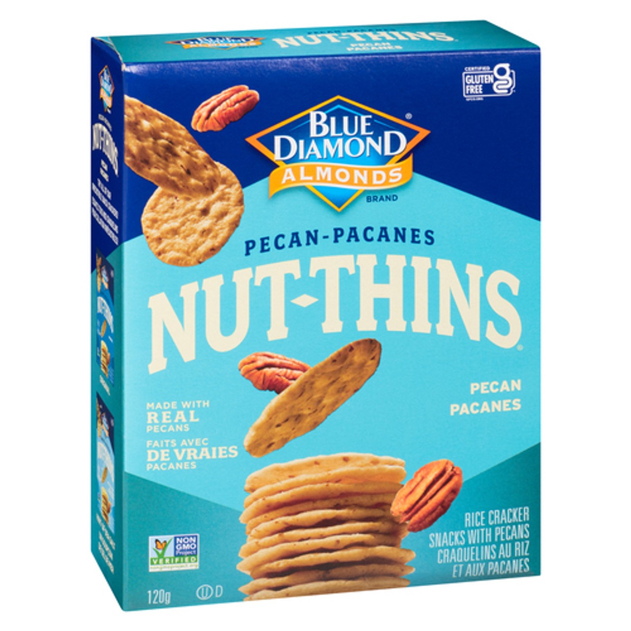Blue Diamond Gluten-Free Rice Crackers Nut Thins Pecan 120 g - Voilà ...