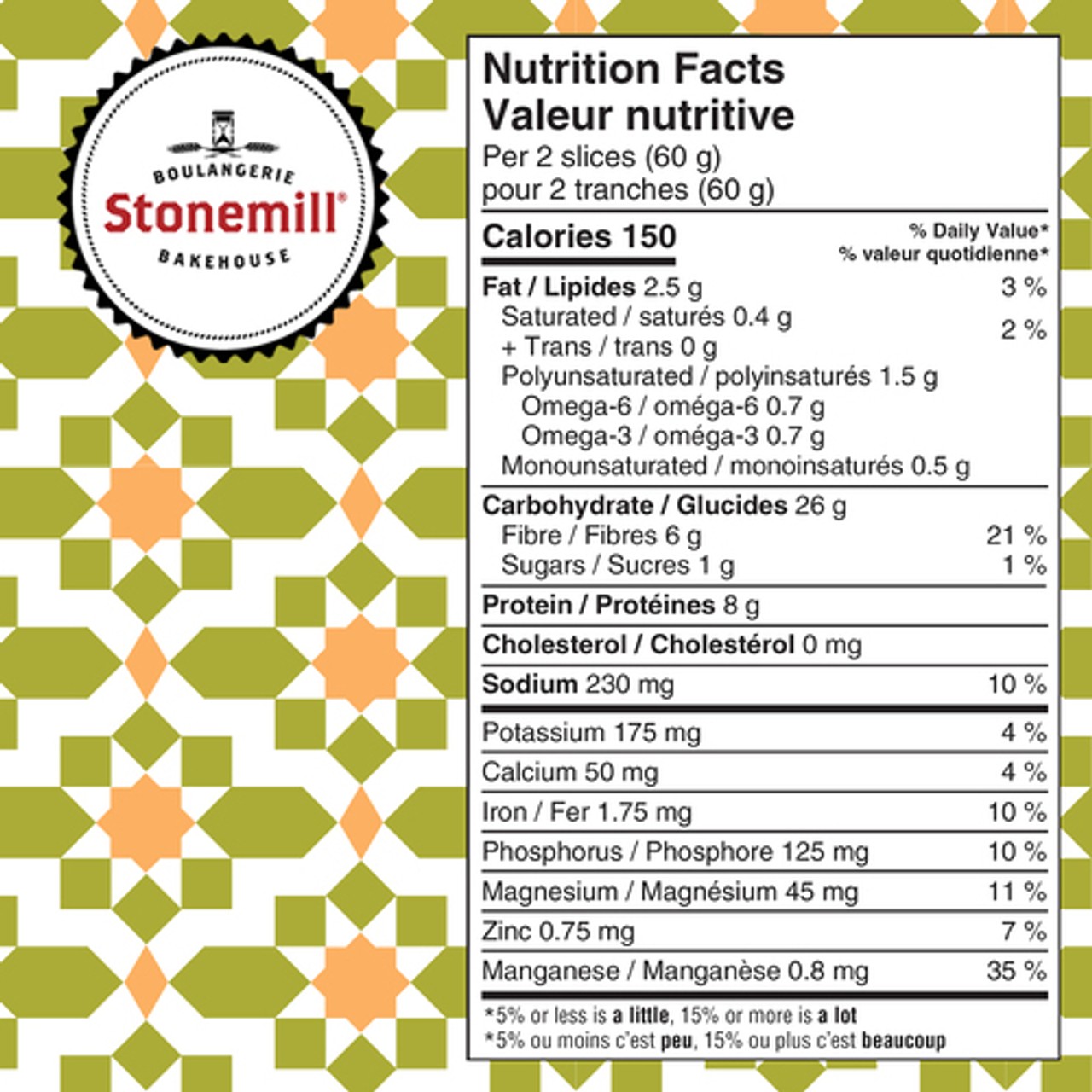 Stonemill Bakehouse Honest Wellness Sprouted 3 Grains Bread 454 g ...