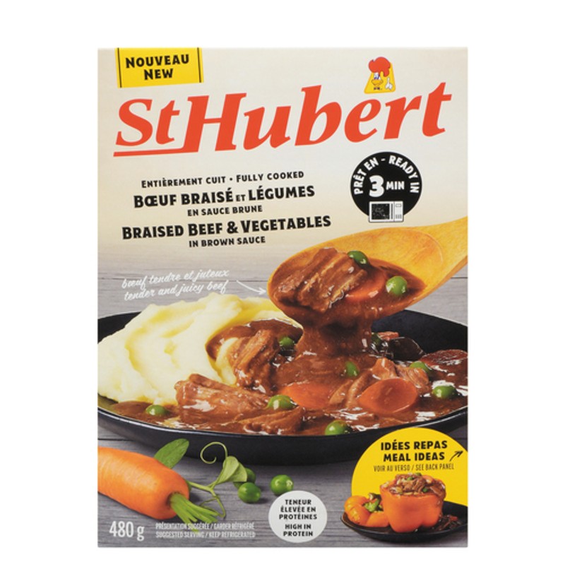 St-Hubert Fully Cooked Braised Beef & Vegetables In Brown Sauce 480 g ...