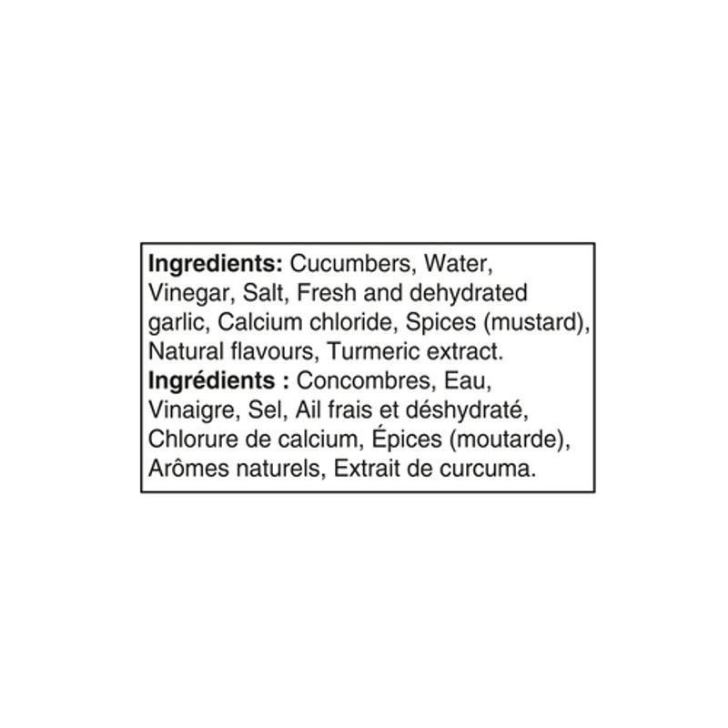 Strub's Kosher Pickles Baby Dill 750 ml - Voilà Online Groceries & Offers