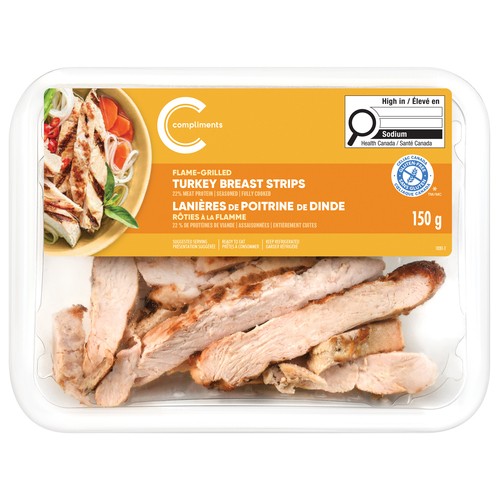 Compliments Turkey Breast Strips 150 g - Voilà Online Groceries & Offers