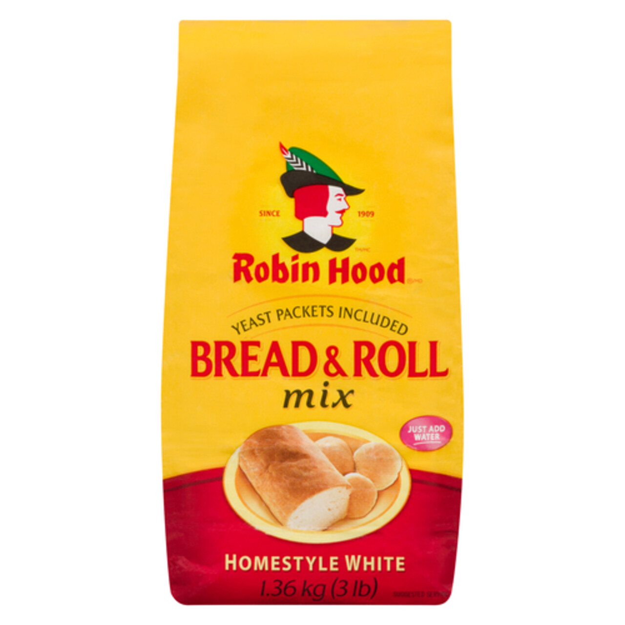 Robin Hood Homestyle White Bread & Roll Mix 1.36 kg - Voilà Online Groceries & Offers