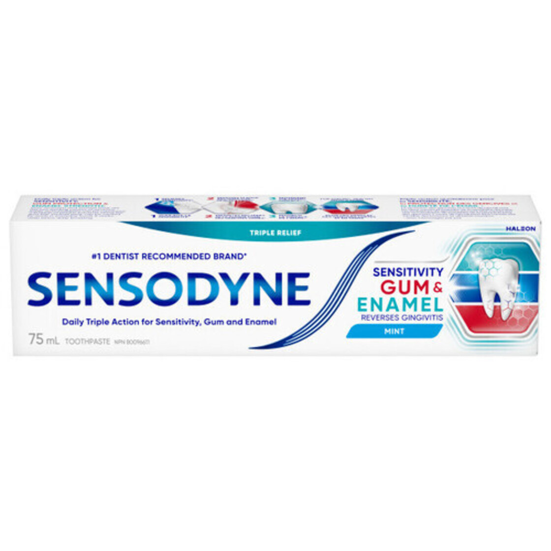 Sensodyne Toothpaste Sensitivity Gum & Enamel Mint 75 ml - Voilà Online ...