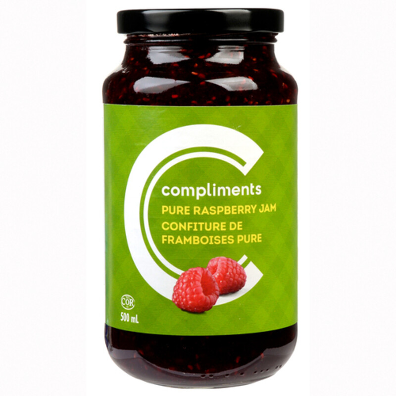 Compliments Jam Pure Raspberry 500 ml - Voilà Online Groceries & Offers