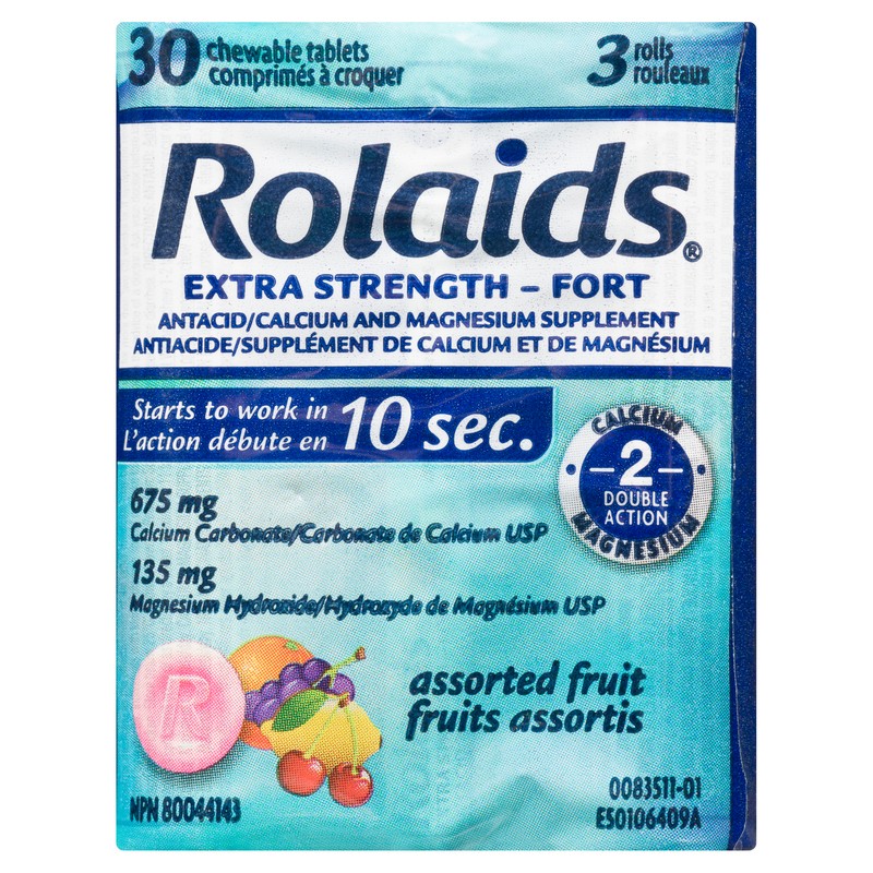 Rolaids Extra Strength Fruit Tablets 3 Pack - Voilà Online Groceries ...