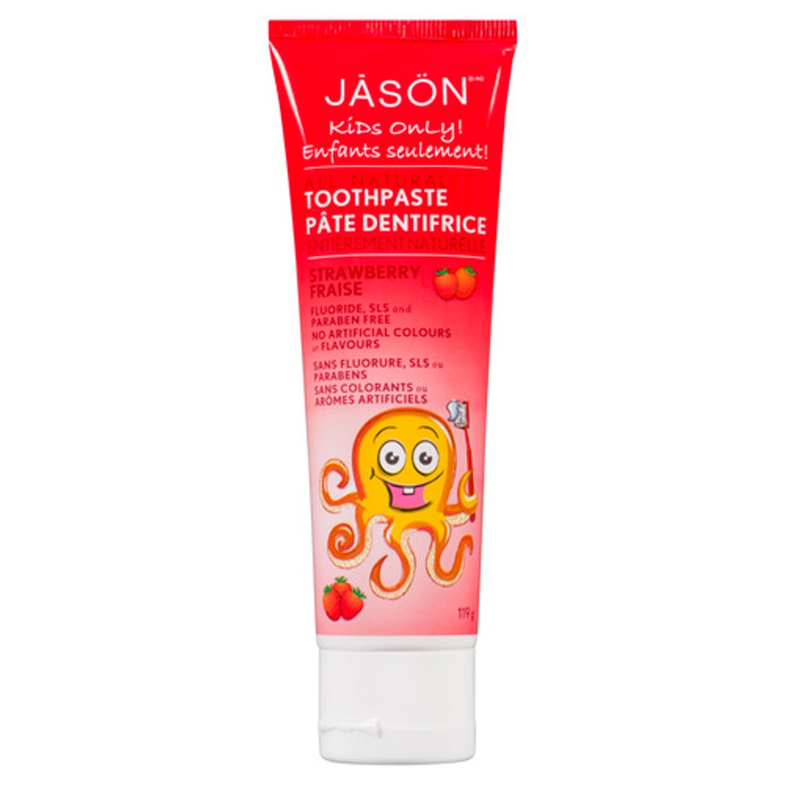 Jason All Natural Kids Toothpaste Strawberry 119 g - Voilà Online ...