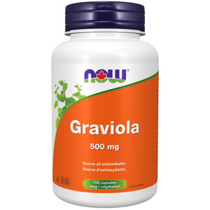 Now Graviola 500 mg Capsules 100 Count - Voilà Online Groceries & Offers