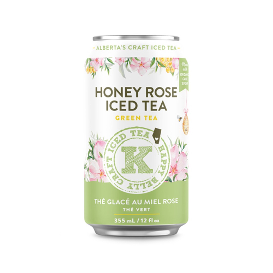 Happy Belly Iced Tea Honey Rose 355 ml (can) - Voilà Online Groceries ...