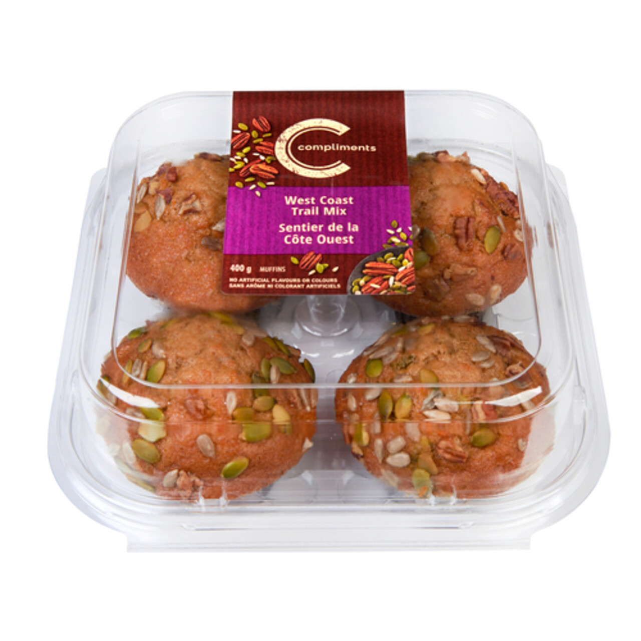 Compliments Muffins West Coast Trail Mix 400 g - Voilà Online Groceries ...