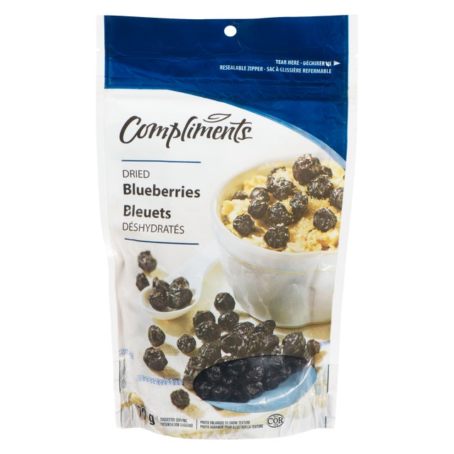 Compliments Dried Blueberries 170 g - Voilà Online Groceries & Offers